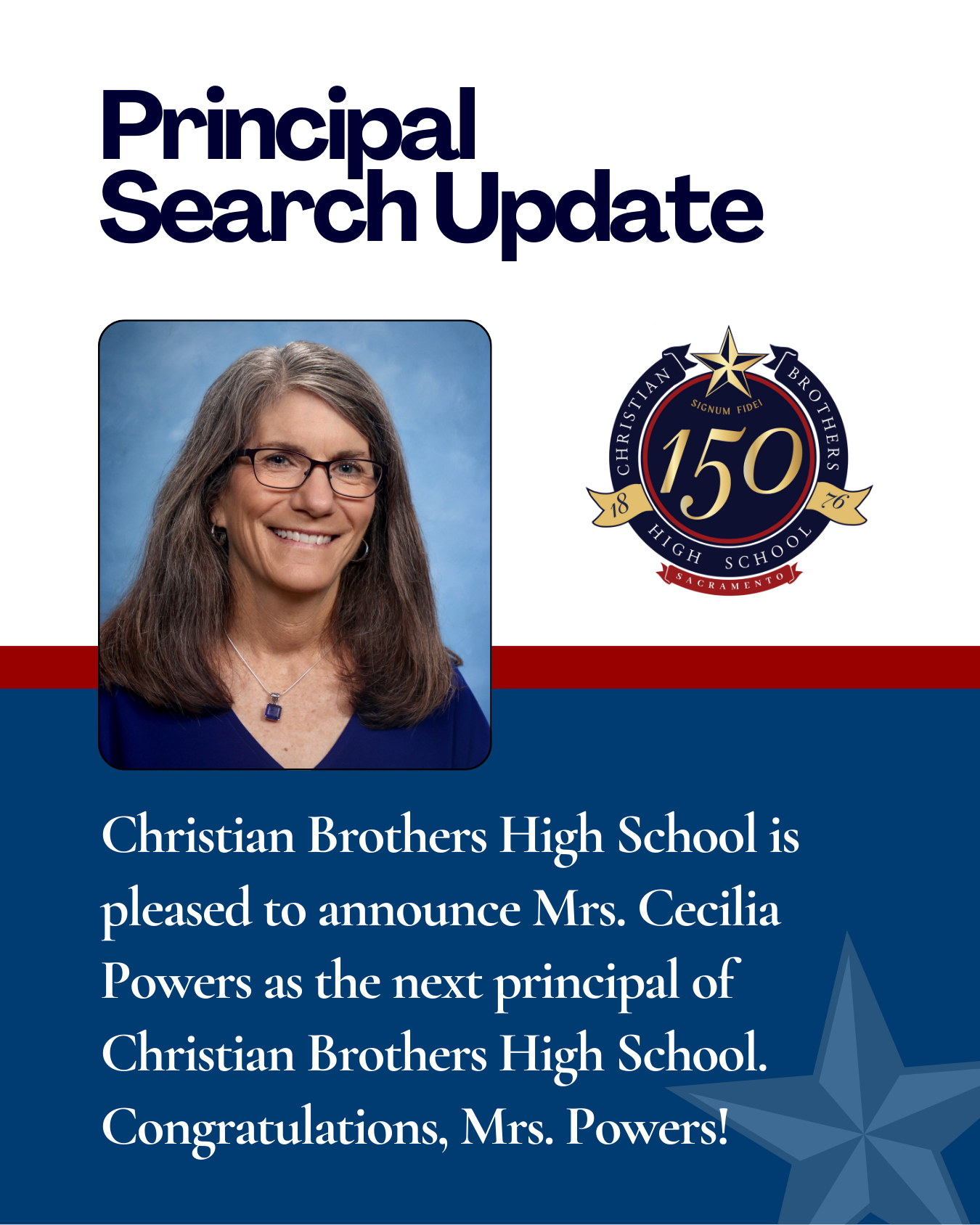 Principal Search Update – Christian Brothers High School