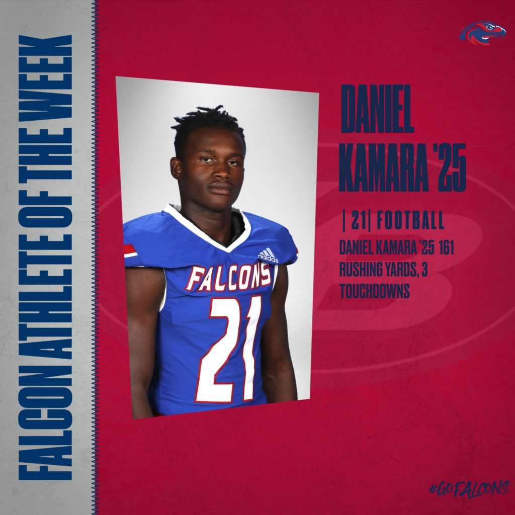 Falcon of the Week 2023 Daniel Kamara – Christian Brothers High School